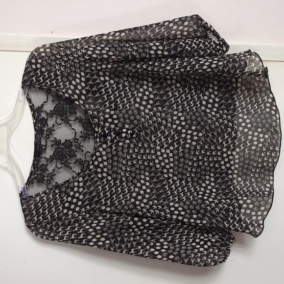 Have | Tops | Sheer Lace Top | Poshmark